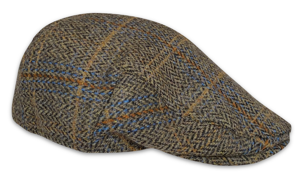 Brown Mix Wool Flat Cap – Hats by PJ Powell