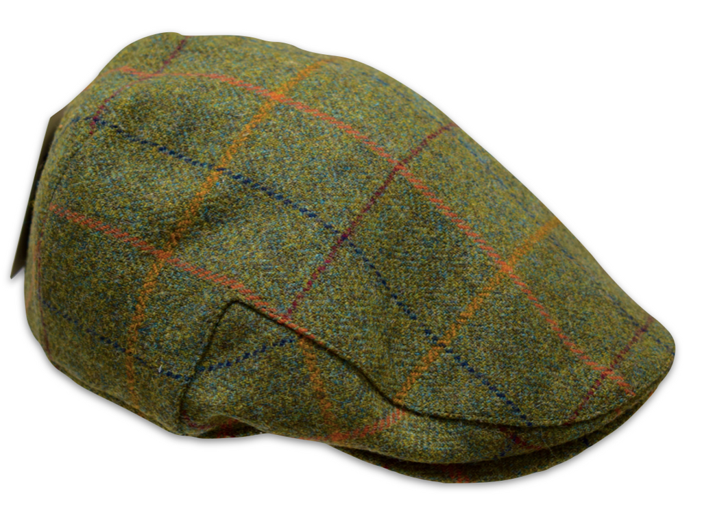 Woodland Green Wool Flat cap – Hats by PJ Powell
